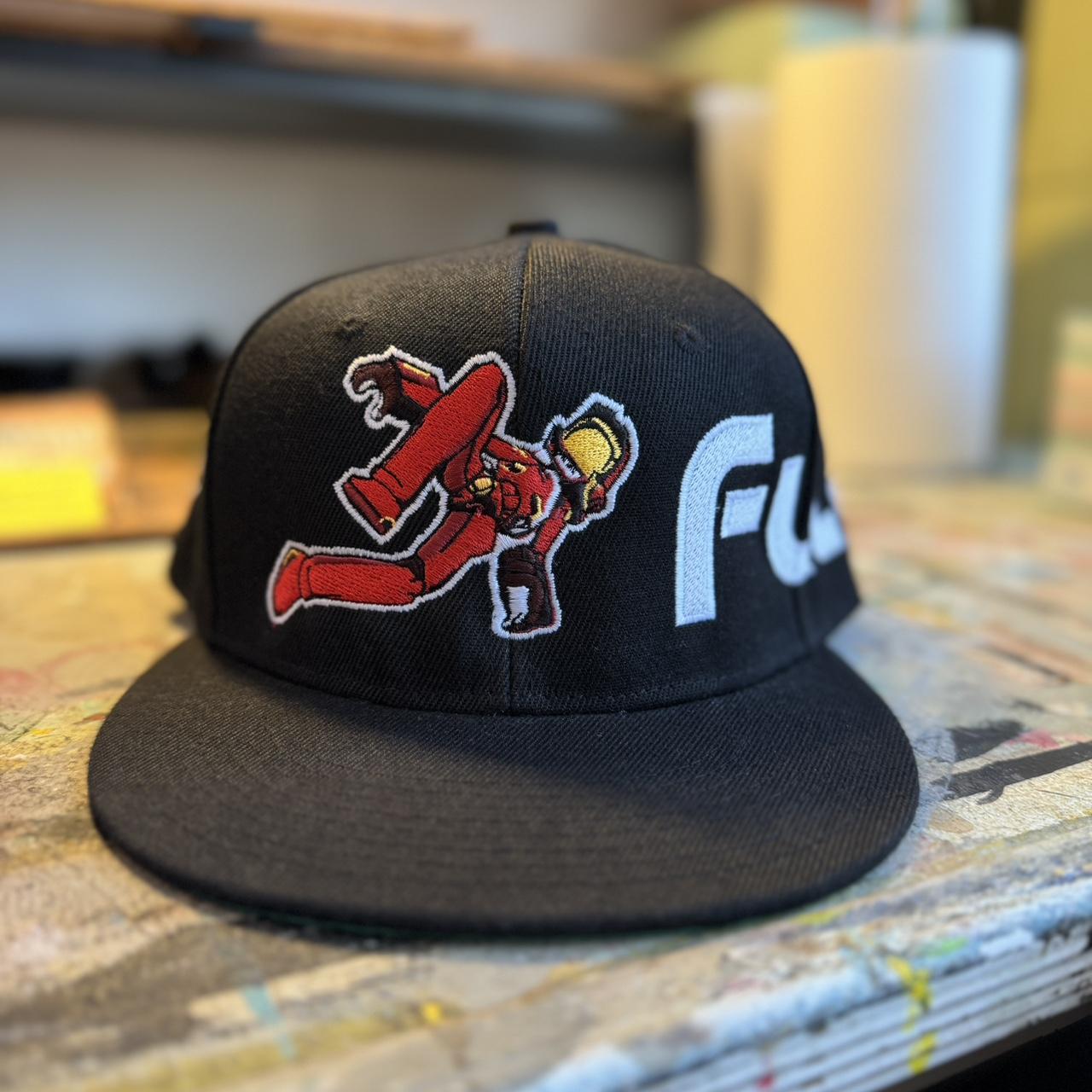 Pander FLCL Canti & Takkun Head-wrap snapback on... | Depop