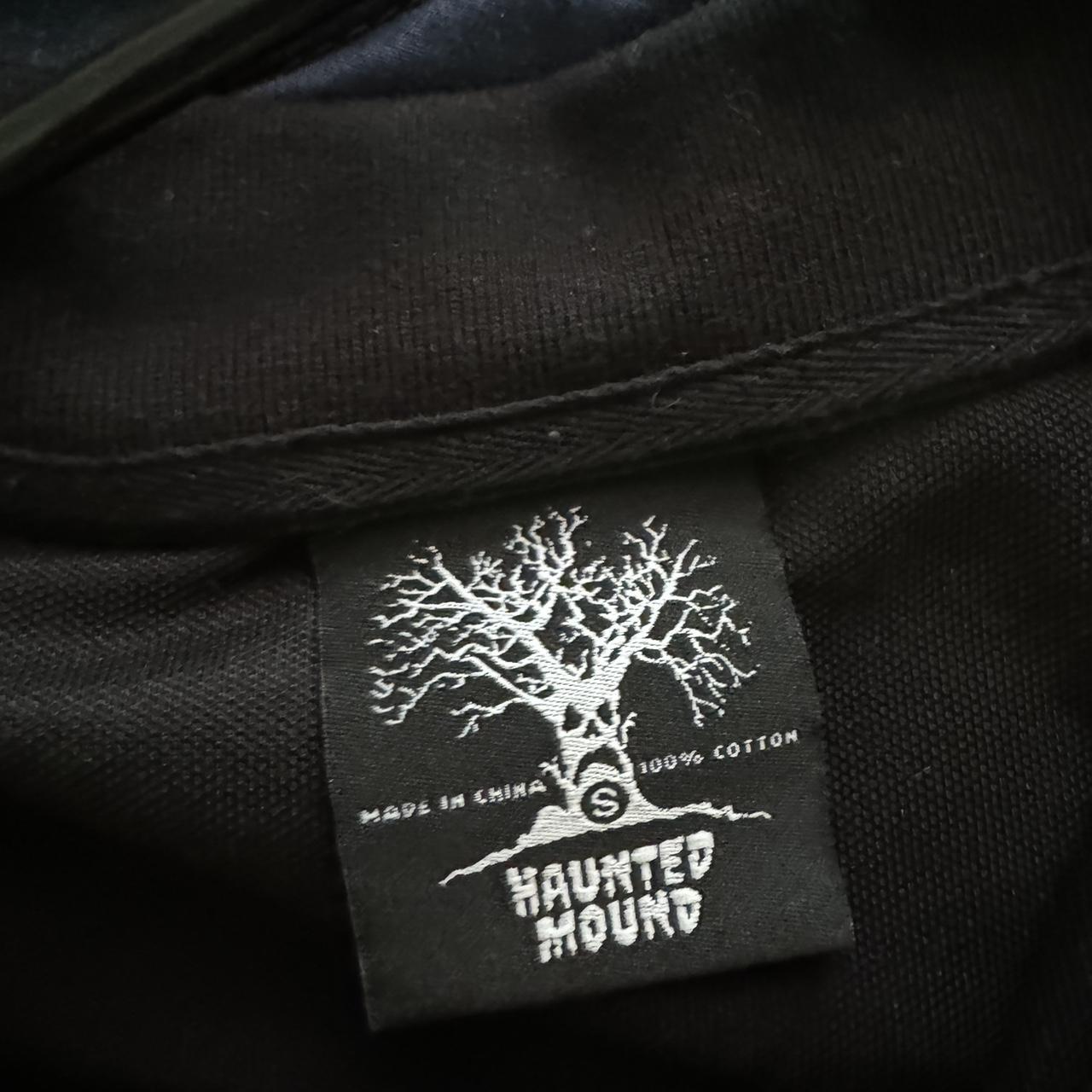 🖤black haunted mound polo ️ only small black hm polo... - Depop