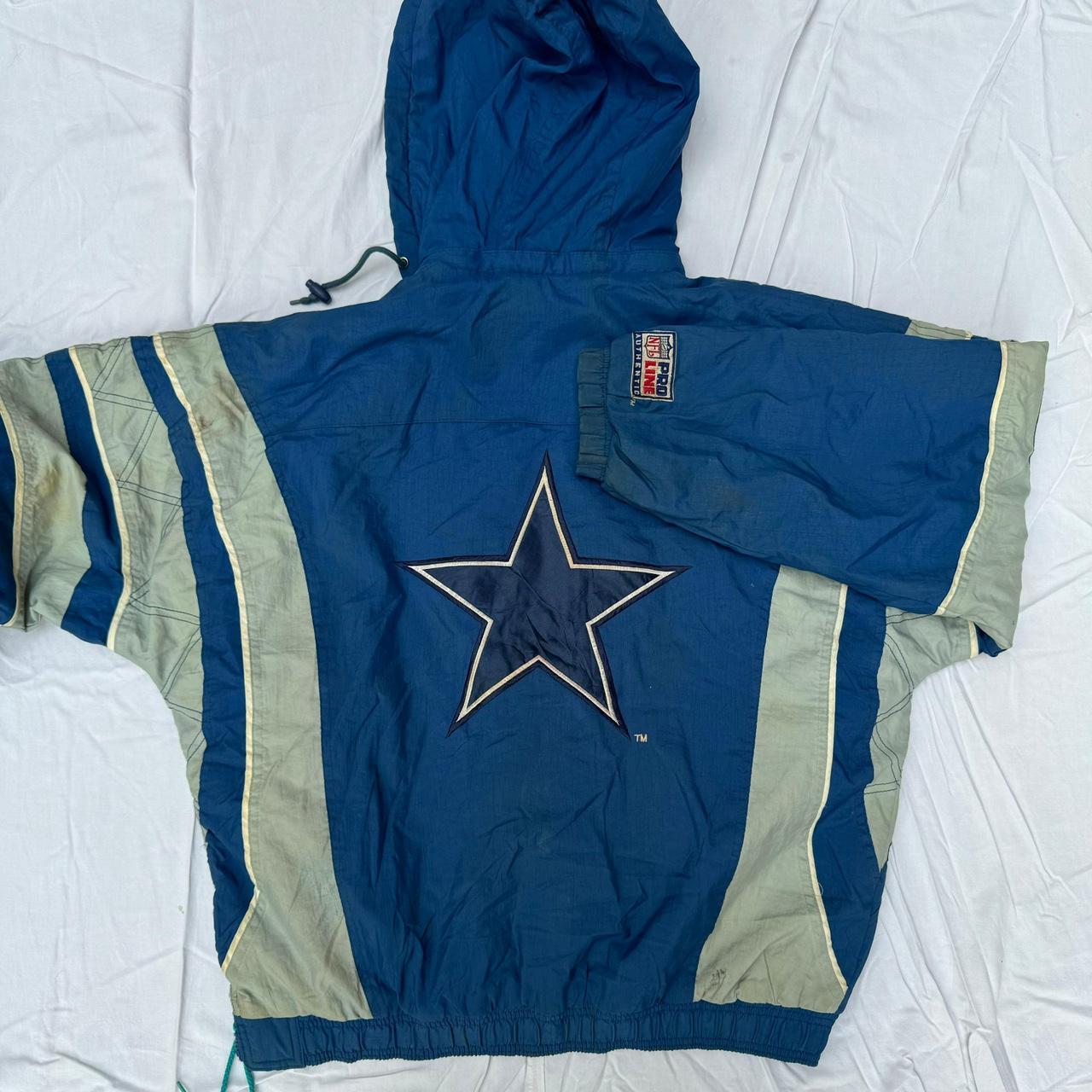 Vintage 90s Dallas Cowboys Starter Jacket Half... - Depop