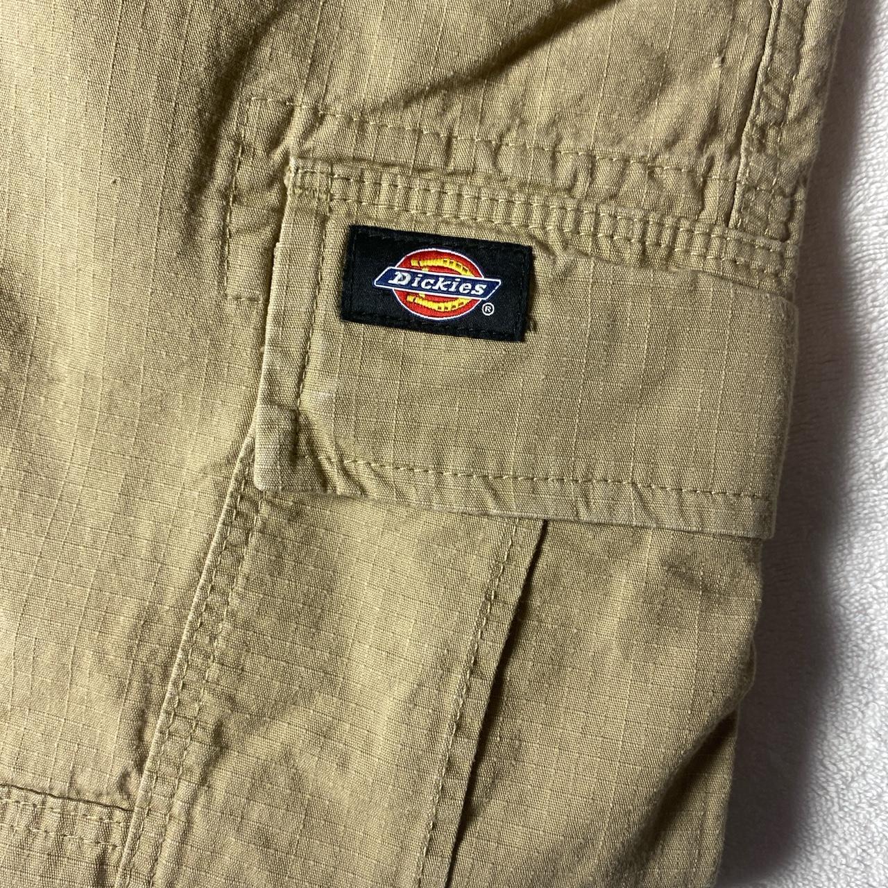 Size small 30/32 baggy dickies cargo pants cut... - Depop