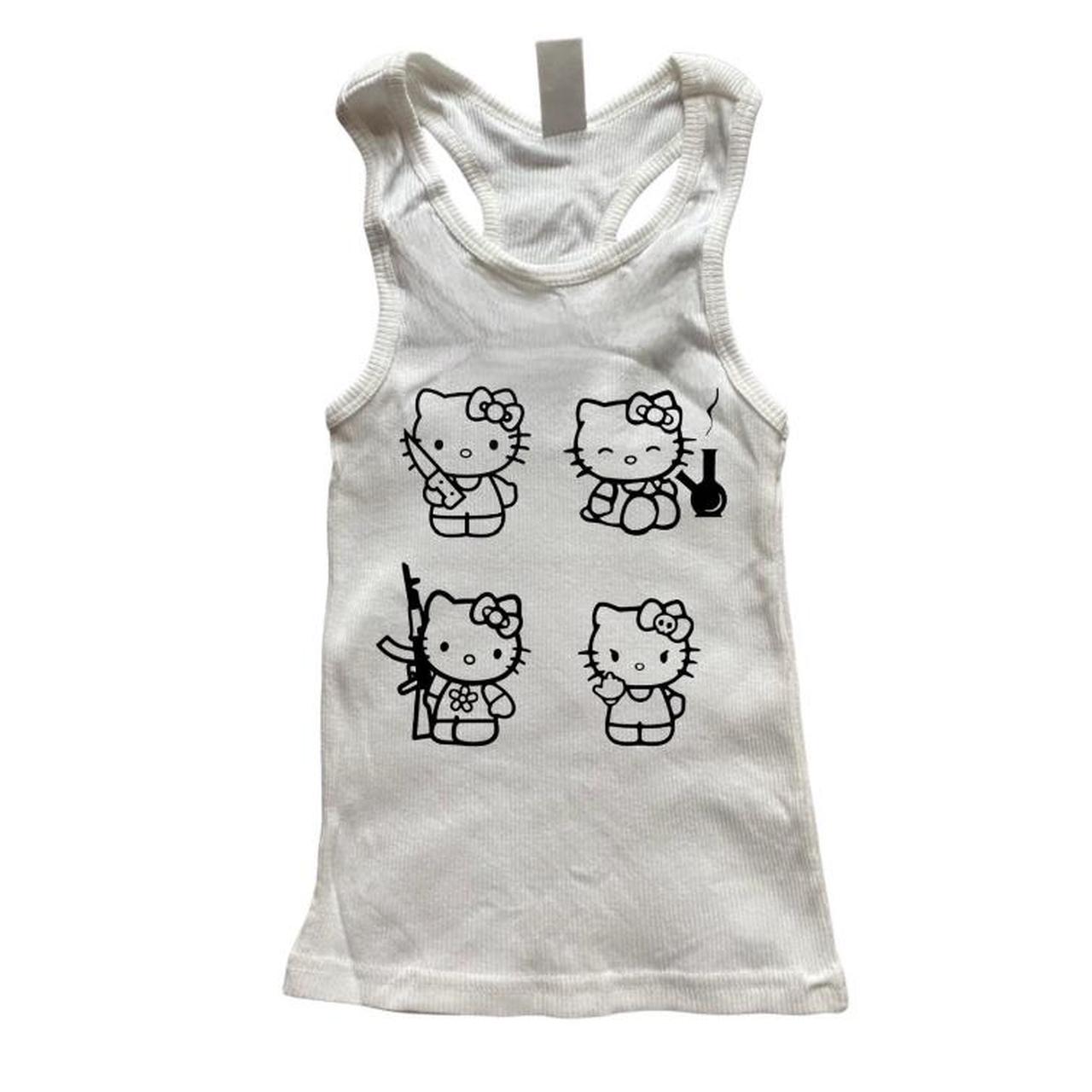 Icon hello kitty tank top - Depop