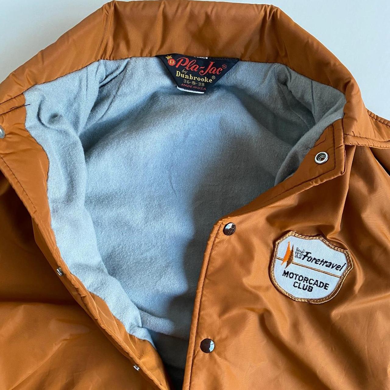 ***70s Motorcycle Club Jacket*** RARE orange and... - Depop