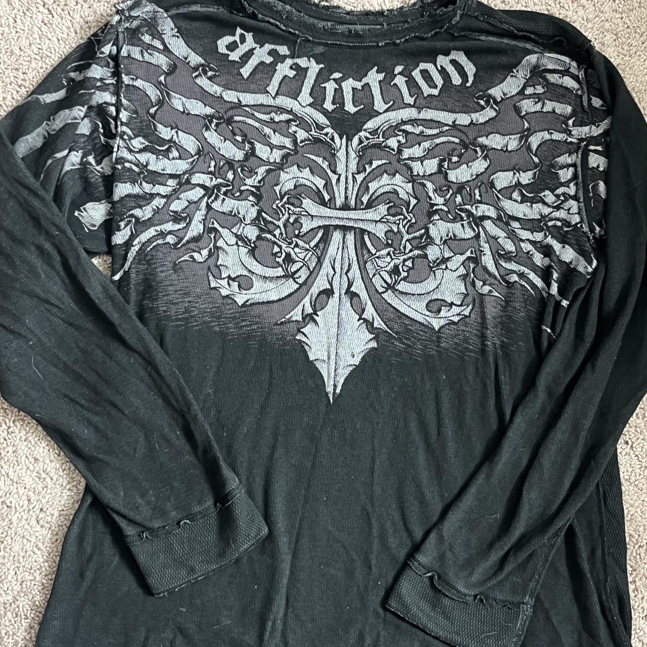 Affliction long sleeve shirt ₊ ‧₊˚₊ ‧₊ price firm... - Depop