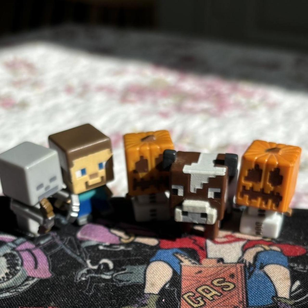 Minecraft mini figure set ₊ ‧₊˚౨ৎ˚₊ 𐙚 5 pieces,... - Depop