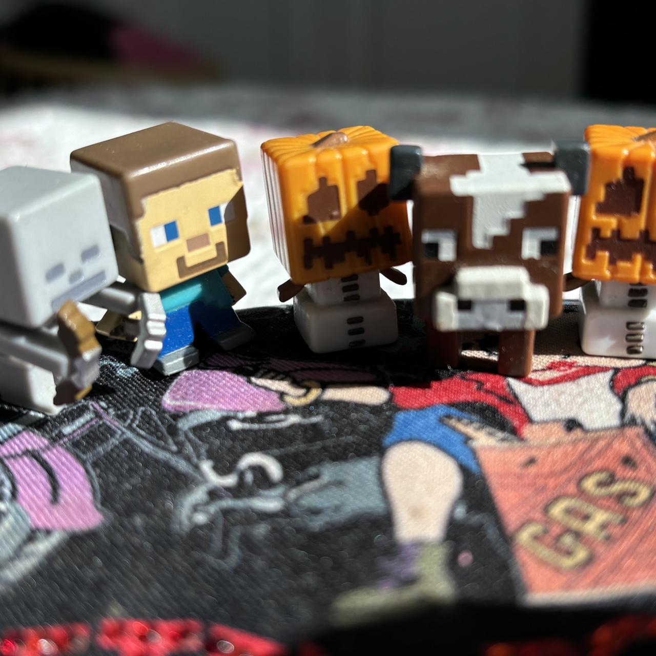 Minecraft mini figure set ₊ ‧₊˚౨ৎ˚₊ 𐙚 5 pieces,... - Depop