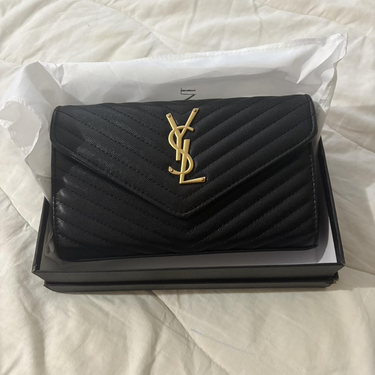 Black YSL clutch bag #YSL #clutchbag #cross body bag | Depop