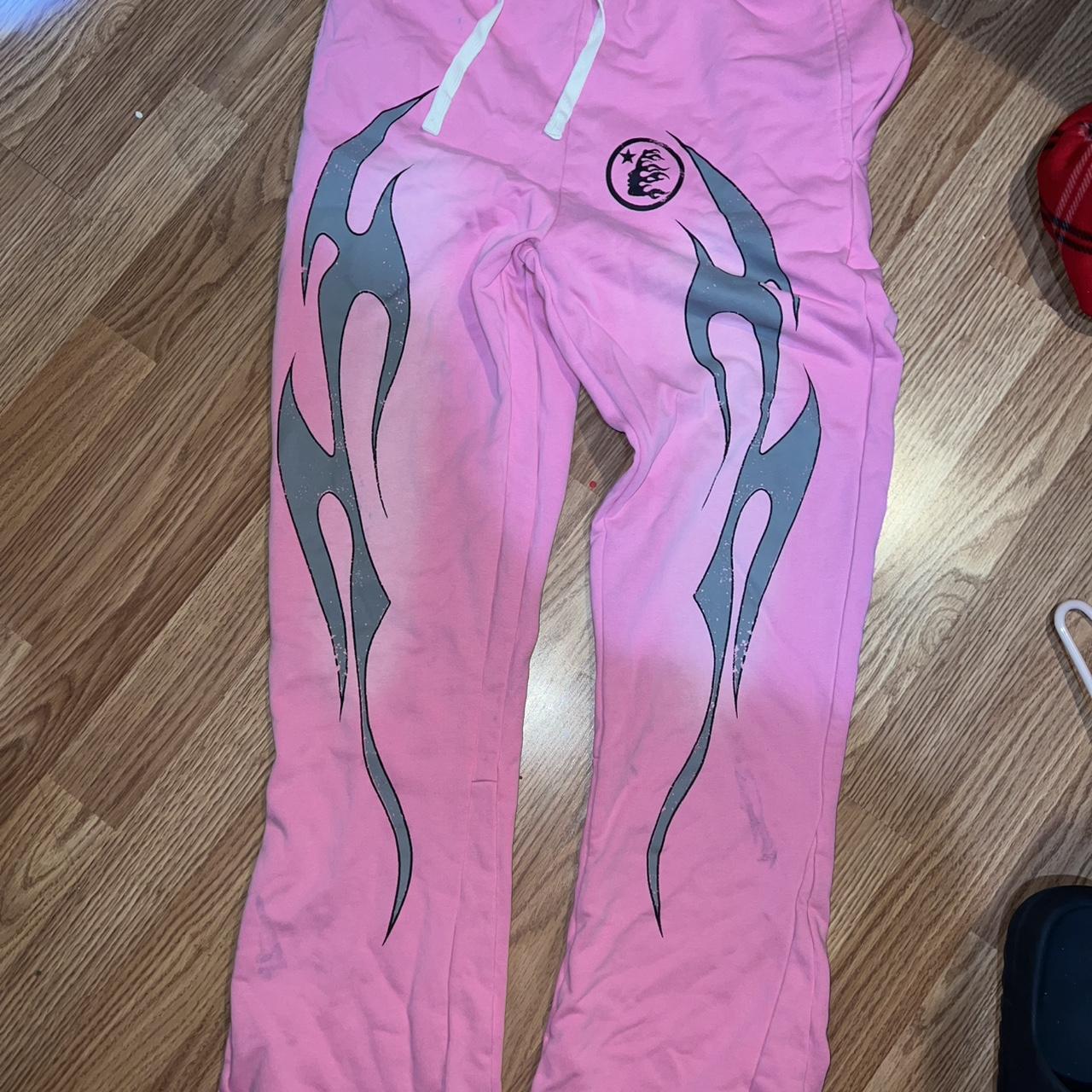 Pink Hellstar Size medium pants | Depop