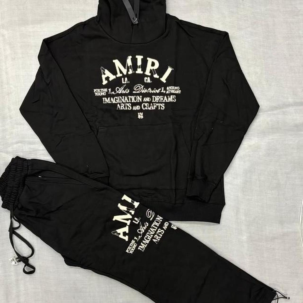 Black Amiri tracksuit #tracksuit have all sizes - Depop