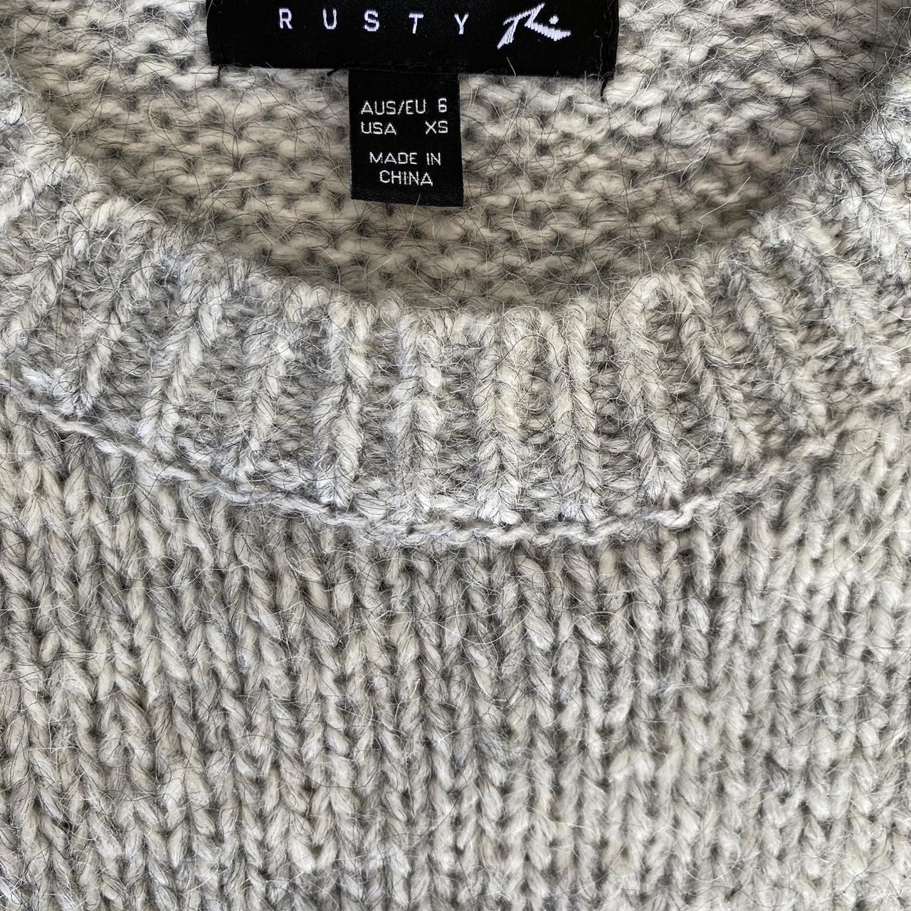Short knitted Rusty jumper. Very soft to the touch.... - Depop