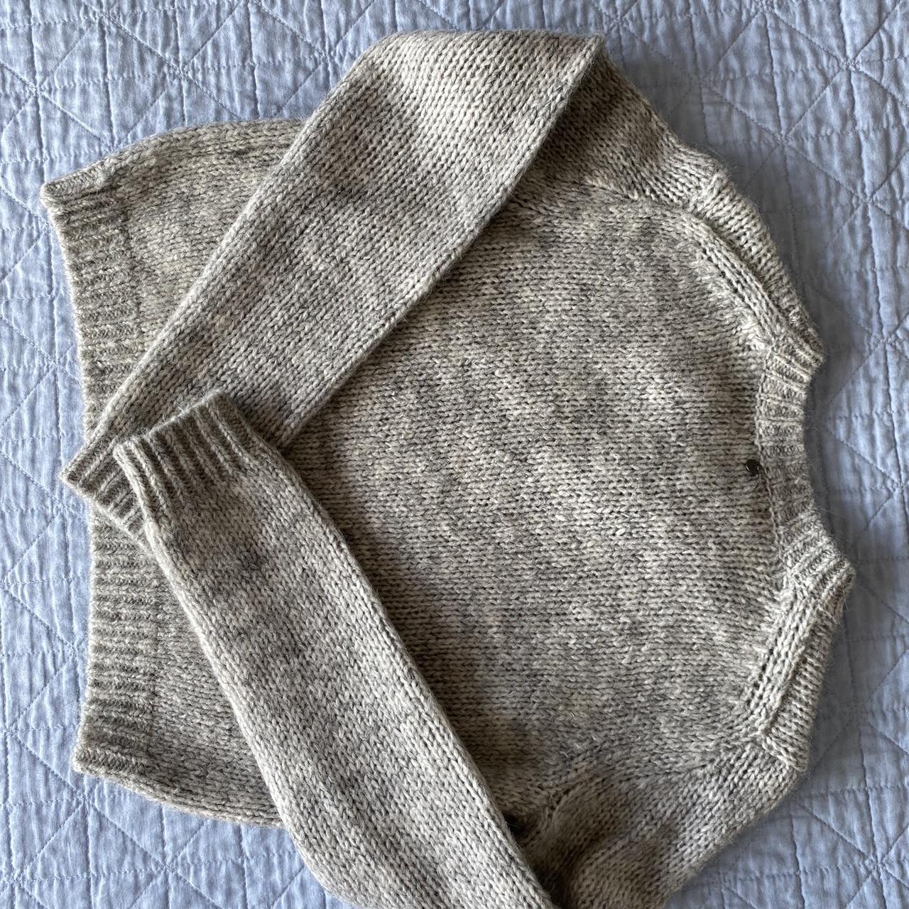 Short knitted Rusty jumper. Very soft to the touch.... - Depop