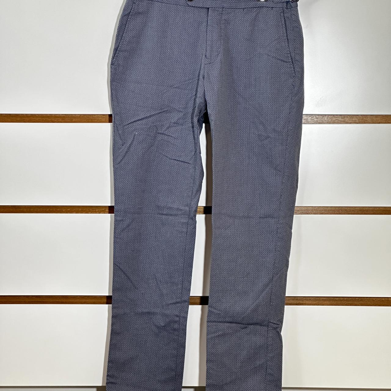 M.J Bale 100% cotton trouser Colour Blue Size 30 - worn - Depop