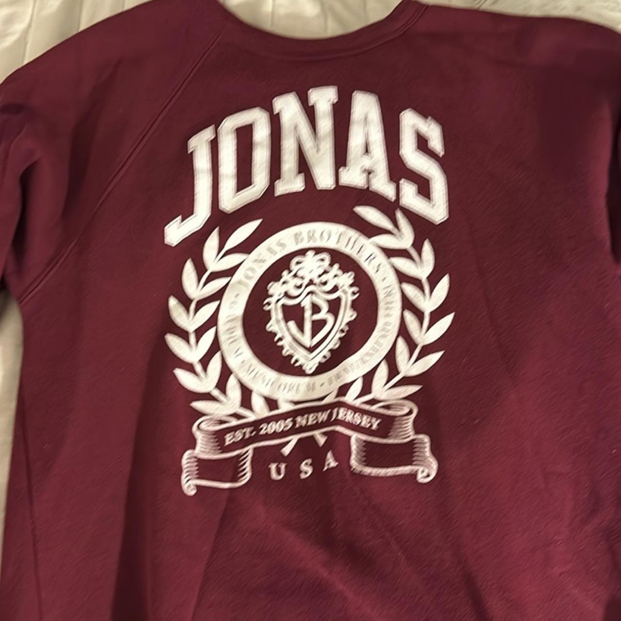 Jonas Brothers official merch sweatshirt Worn twice. XL - Depop