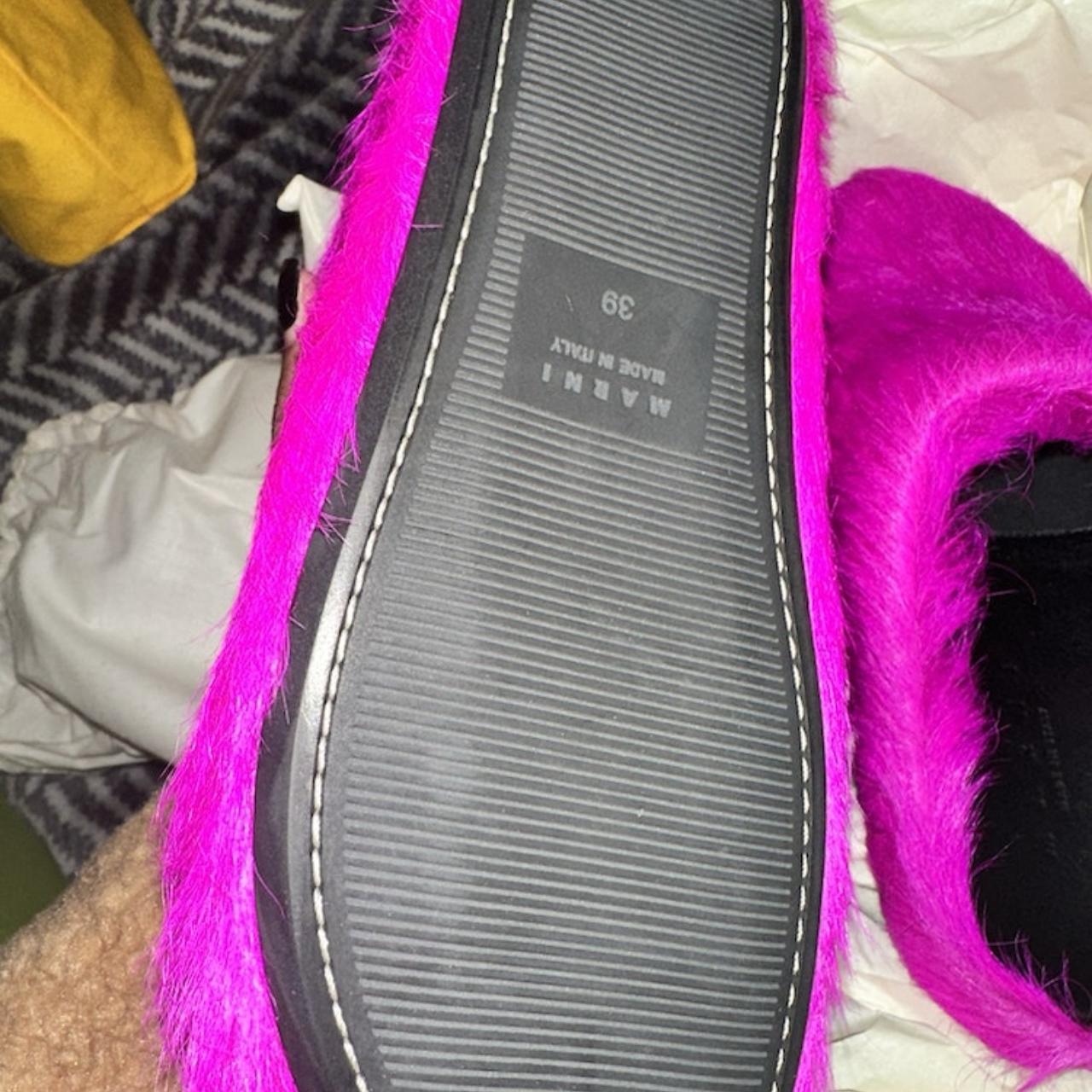 Marni slides worn 2 times Color:pink 100% authentic - Depop