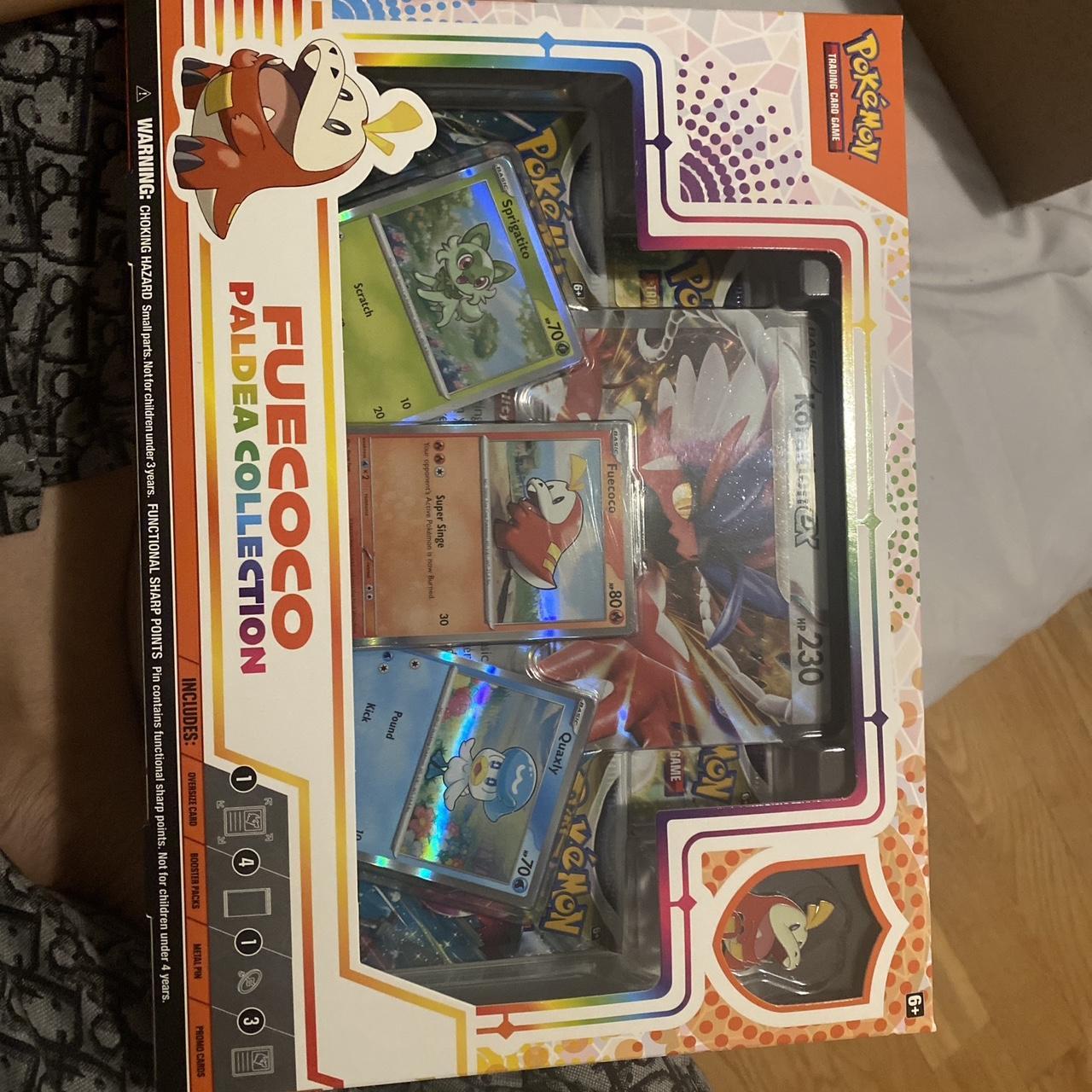 POKEMON FUECOCO PALDEA COLLECTION COLLECTIBLE CARDS - Depop