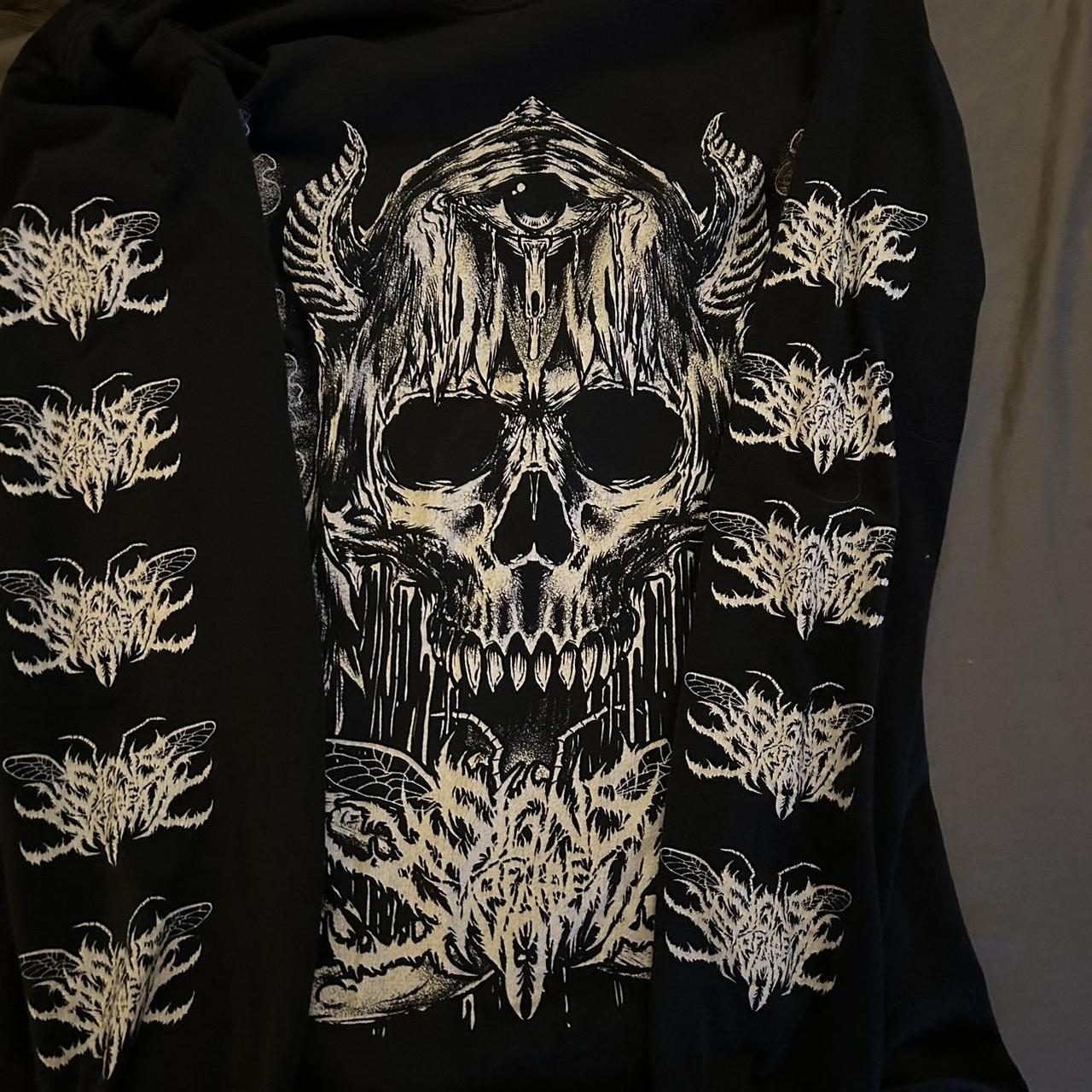 Signs of the Swarm deathcore metal merch longsleeve... - Depop