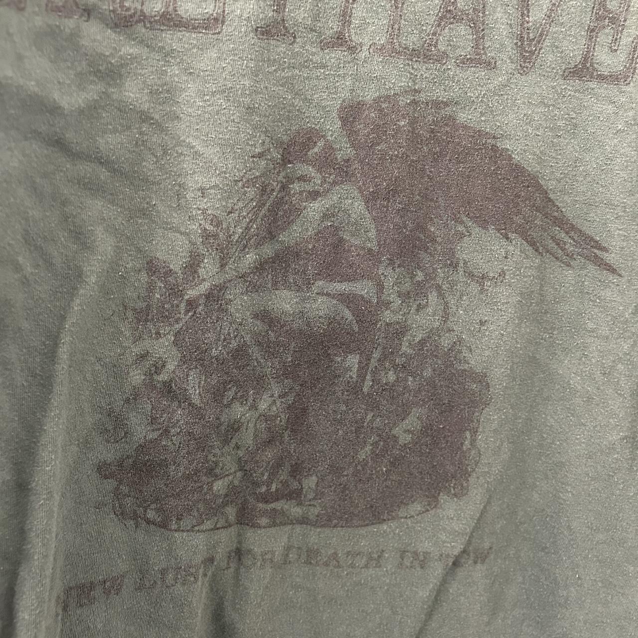 Greyhaven metalcore metal band merch green tshirt... | Depop