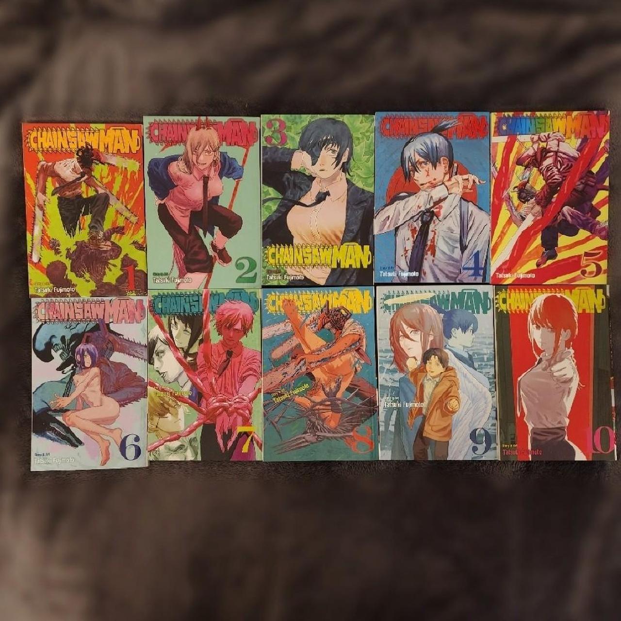 chainsaw man vol 1 - 10 collection ‼️ please check... | Depop