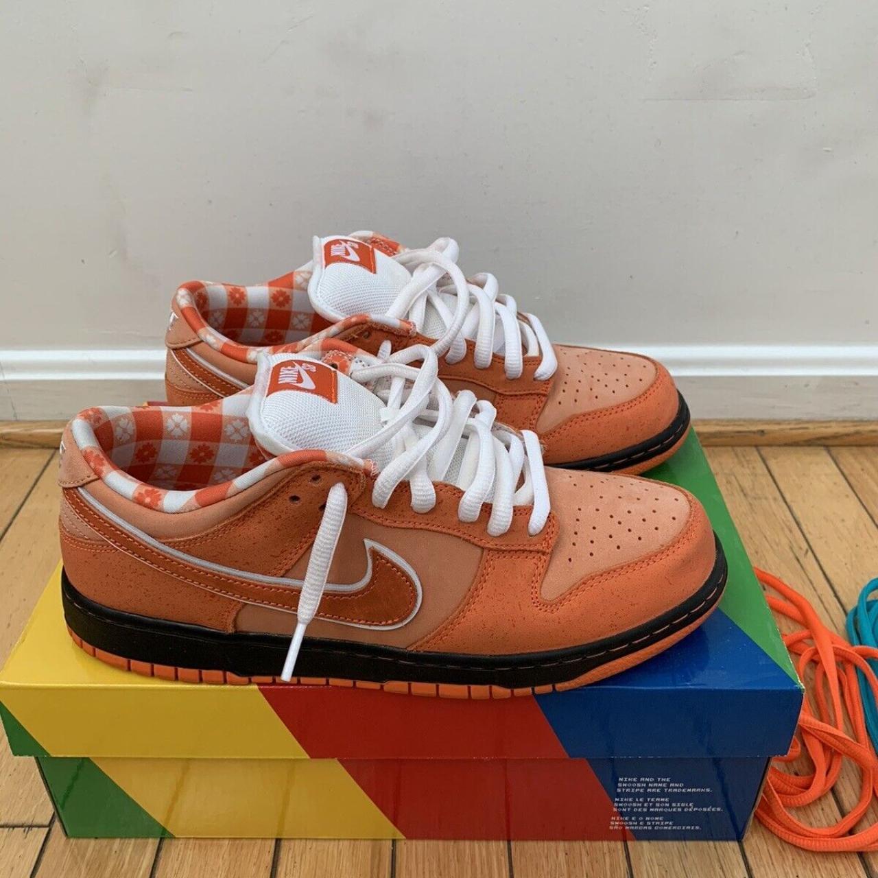 Orange Lobster Dunks New Size 11 - Depop