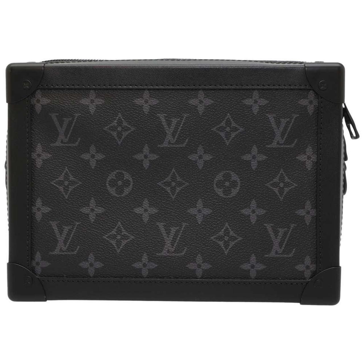 LOUIS VUITTON Soft Trunk Noir M44730 Monogram Eclipse - Depop