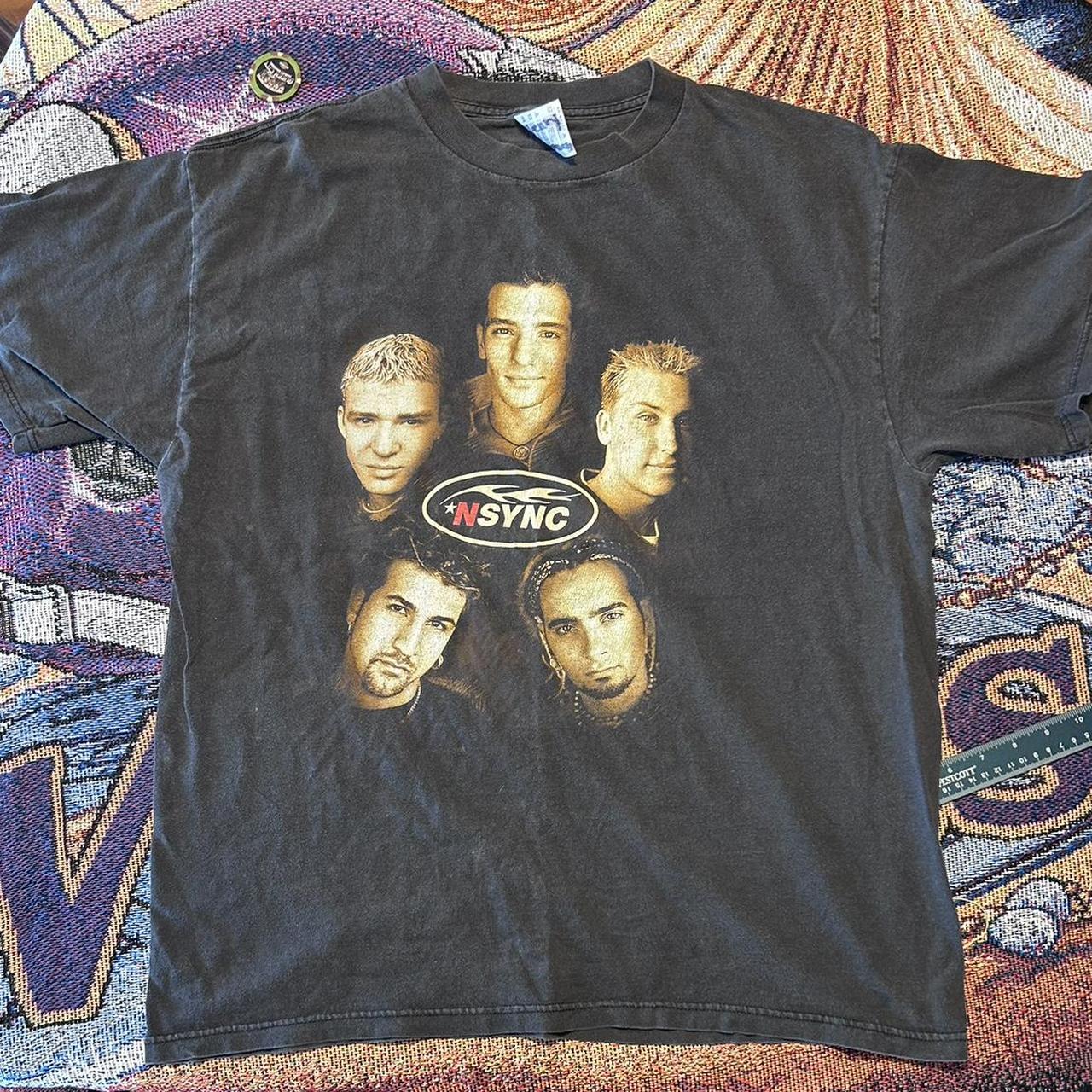 vintage 1999 nsync world tour tee shirt… no flaws…... - Depop