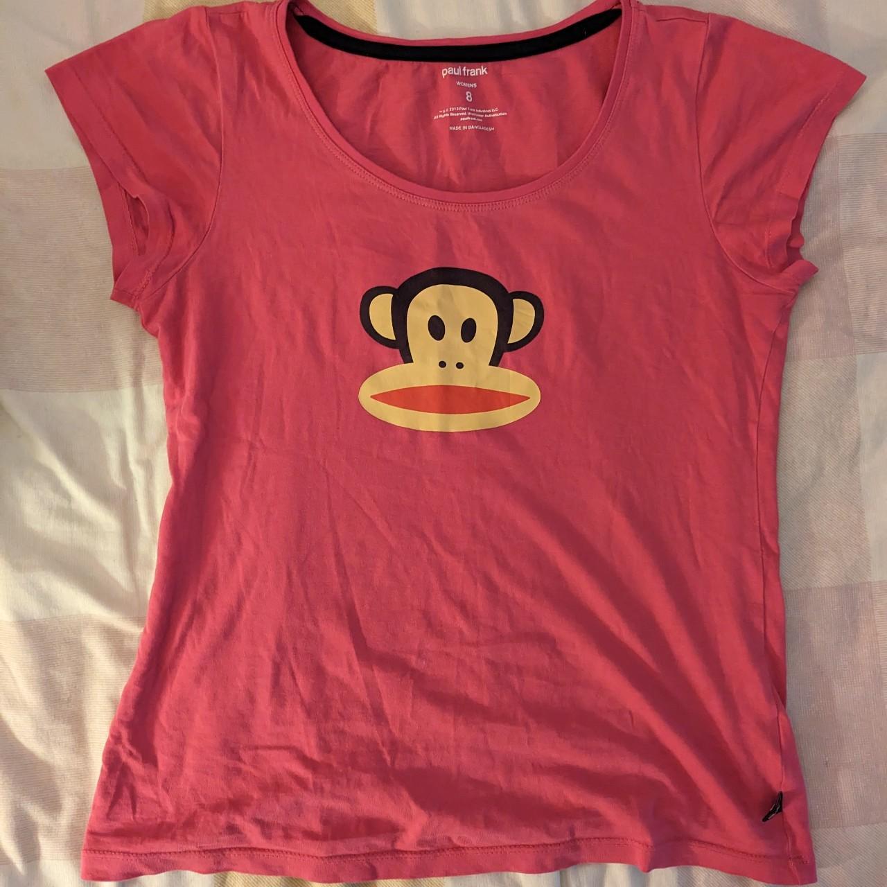 2013 Hot pink frank Paul monkey top Super cute... - Depop