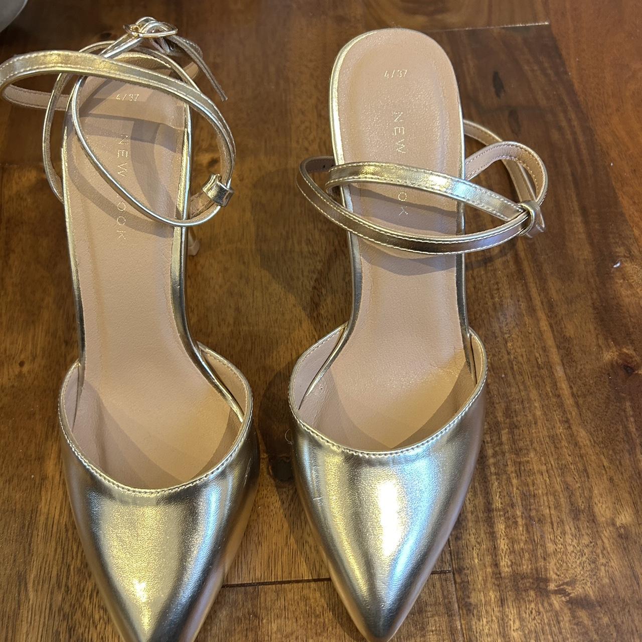 New look gold heels 4 - Depop