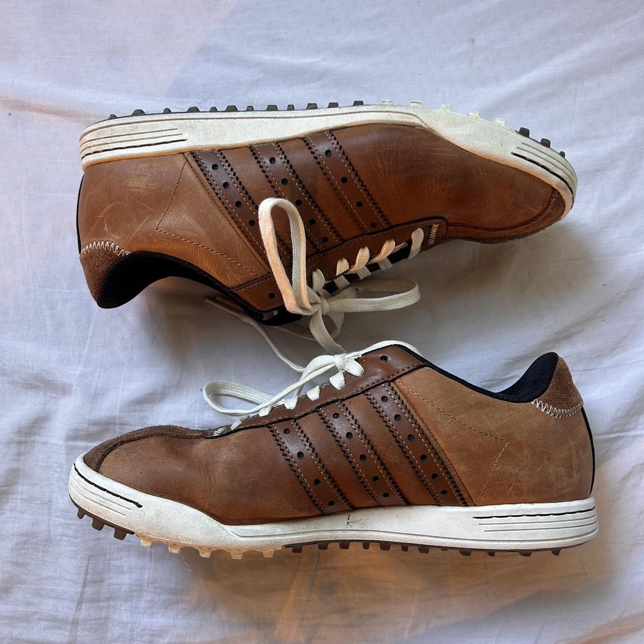 Brown Adidas Shoes - Depop