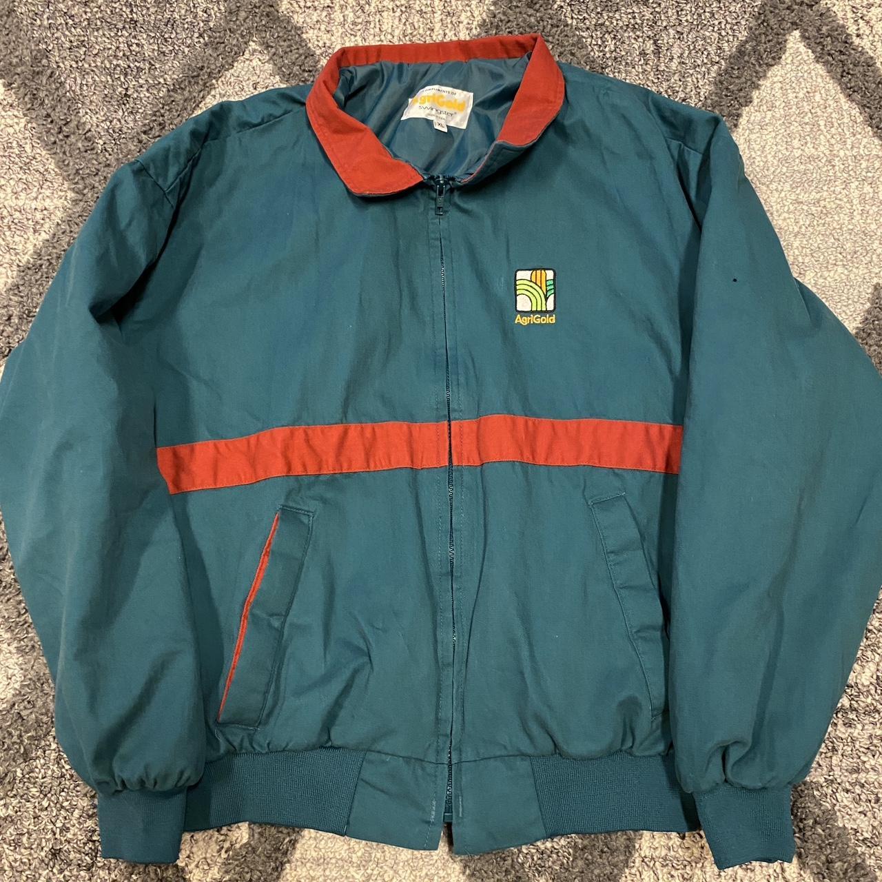 Vintage agrigold zip up (fits like L) #agrigold... - Depop