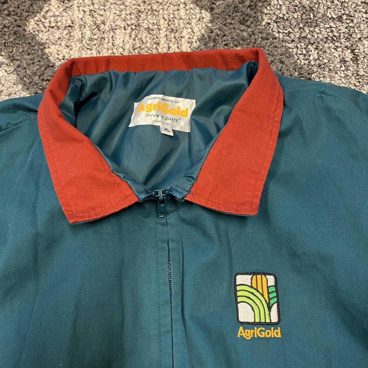 Vintage agrigold zip up (fits like L) #agrigold... - Depop