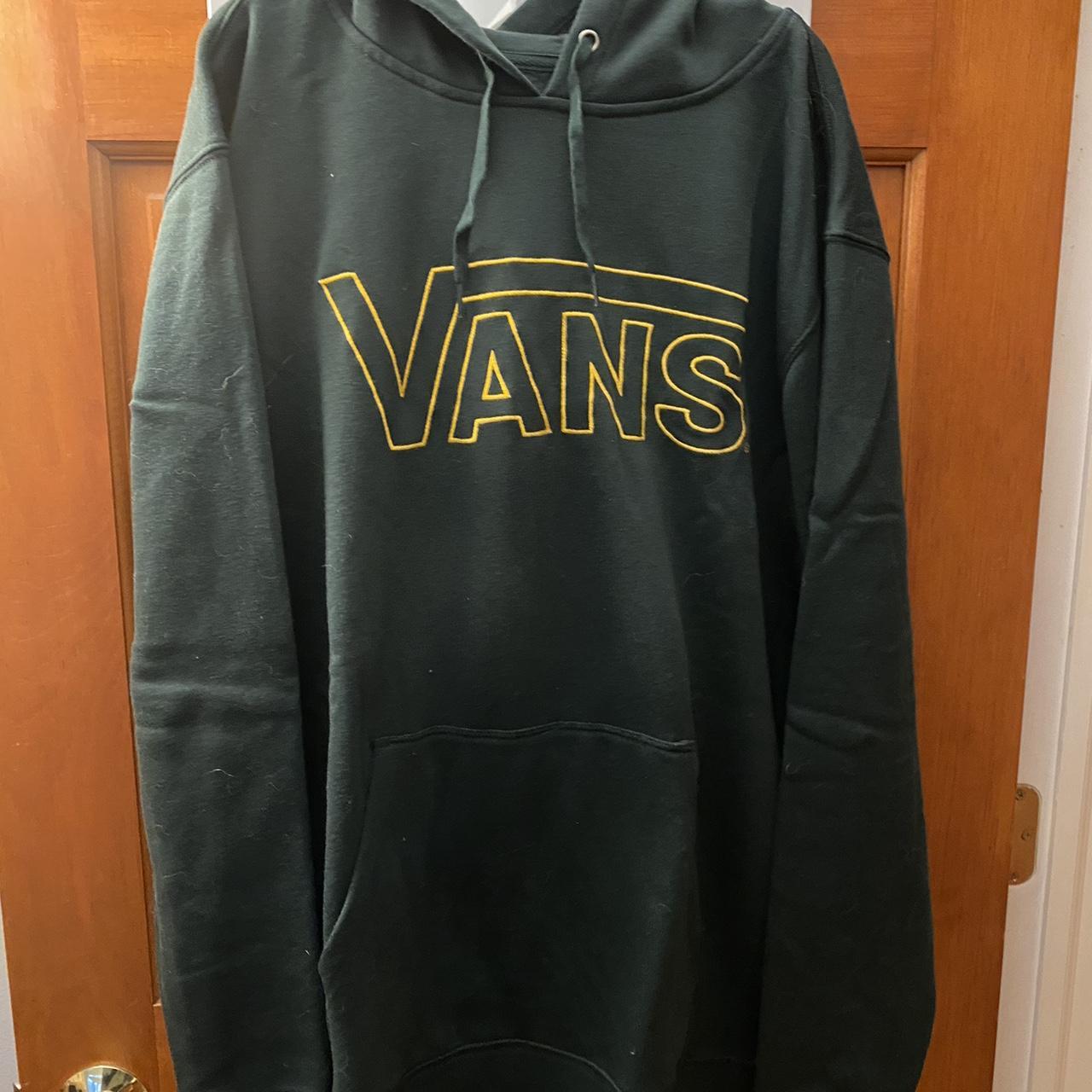 Green Vans sweatshirt, size medium - Depop
