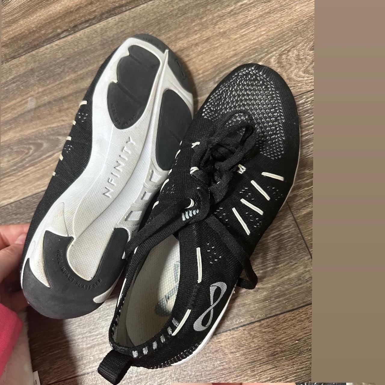 size 7 infinity cheer shoes, great condition! - Depop
