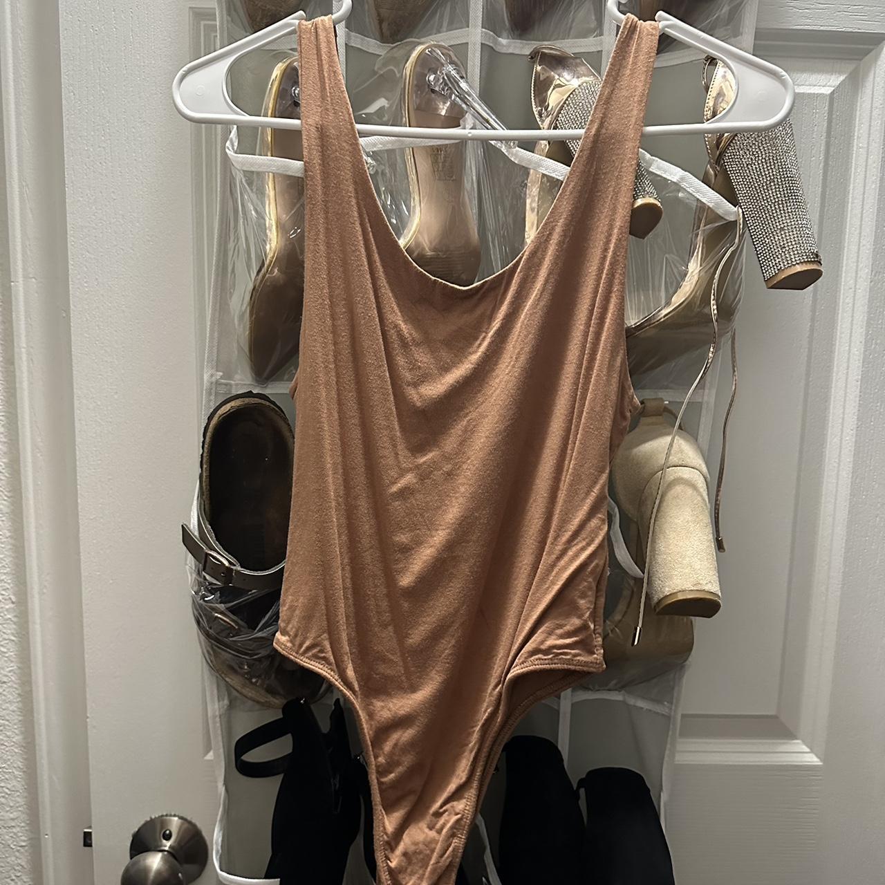 Tan bodysuit - Depop
