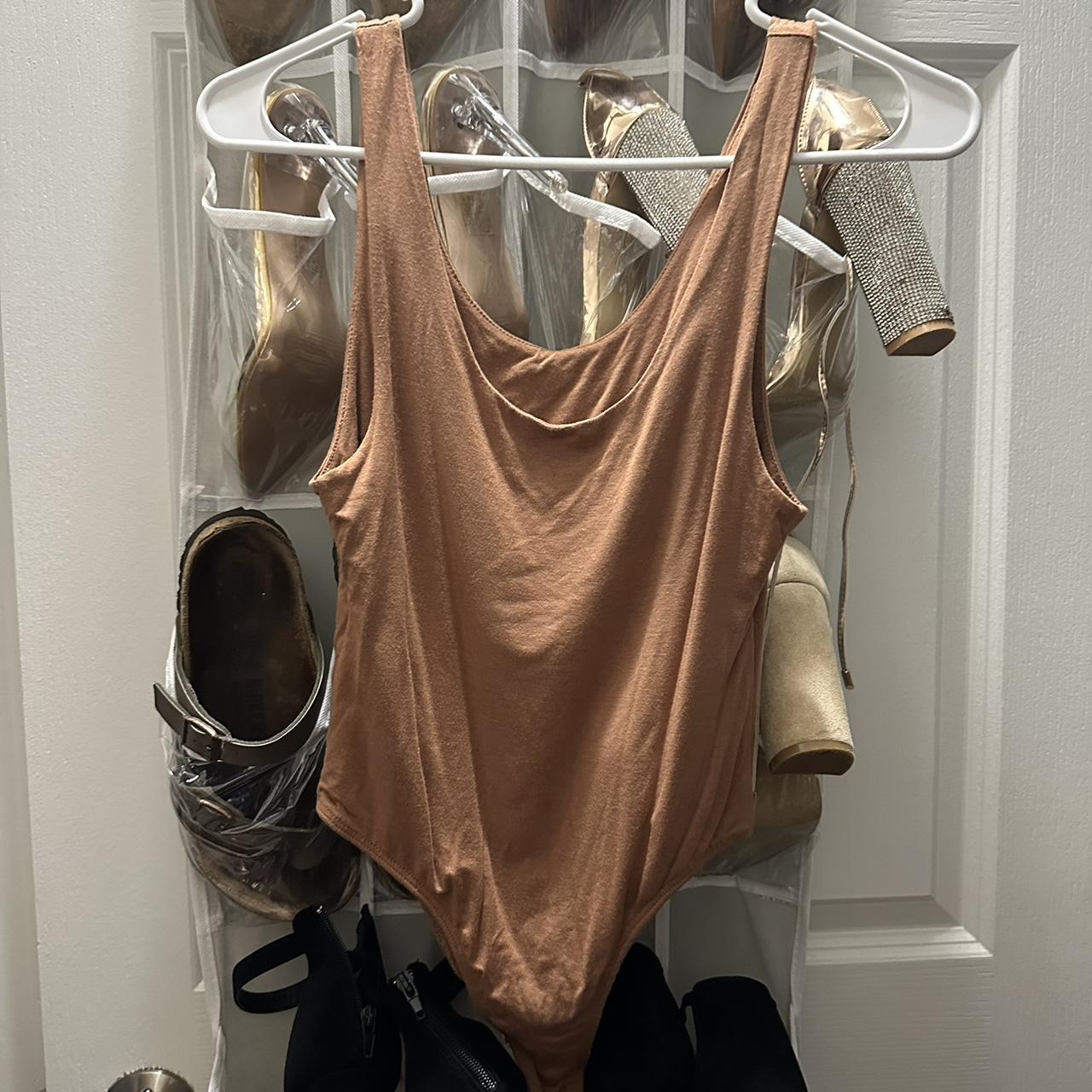 Tan bodysuit - Depop