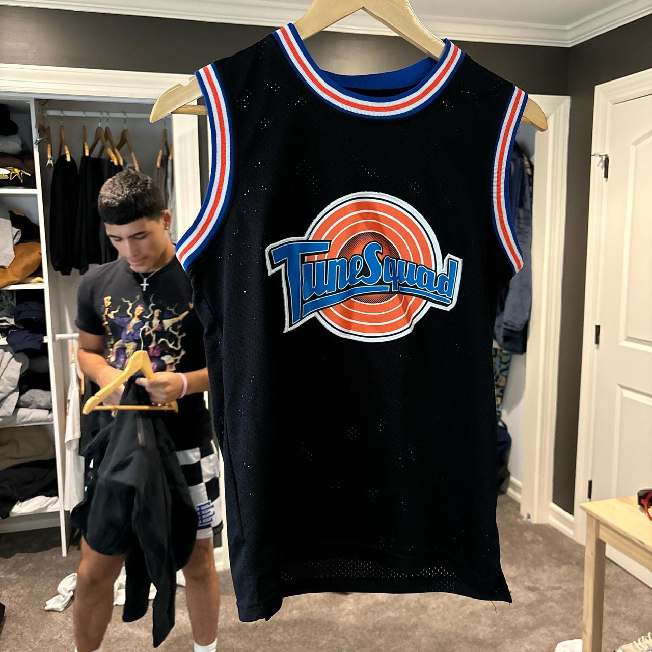 Tune Squad Vintage Basketball Michael Jordan Jersey - Depop