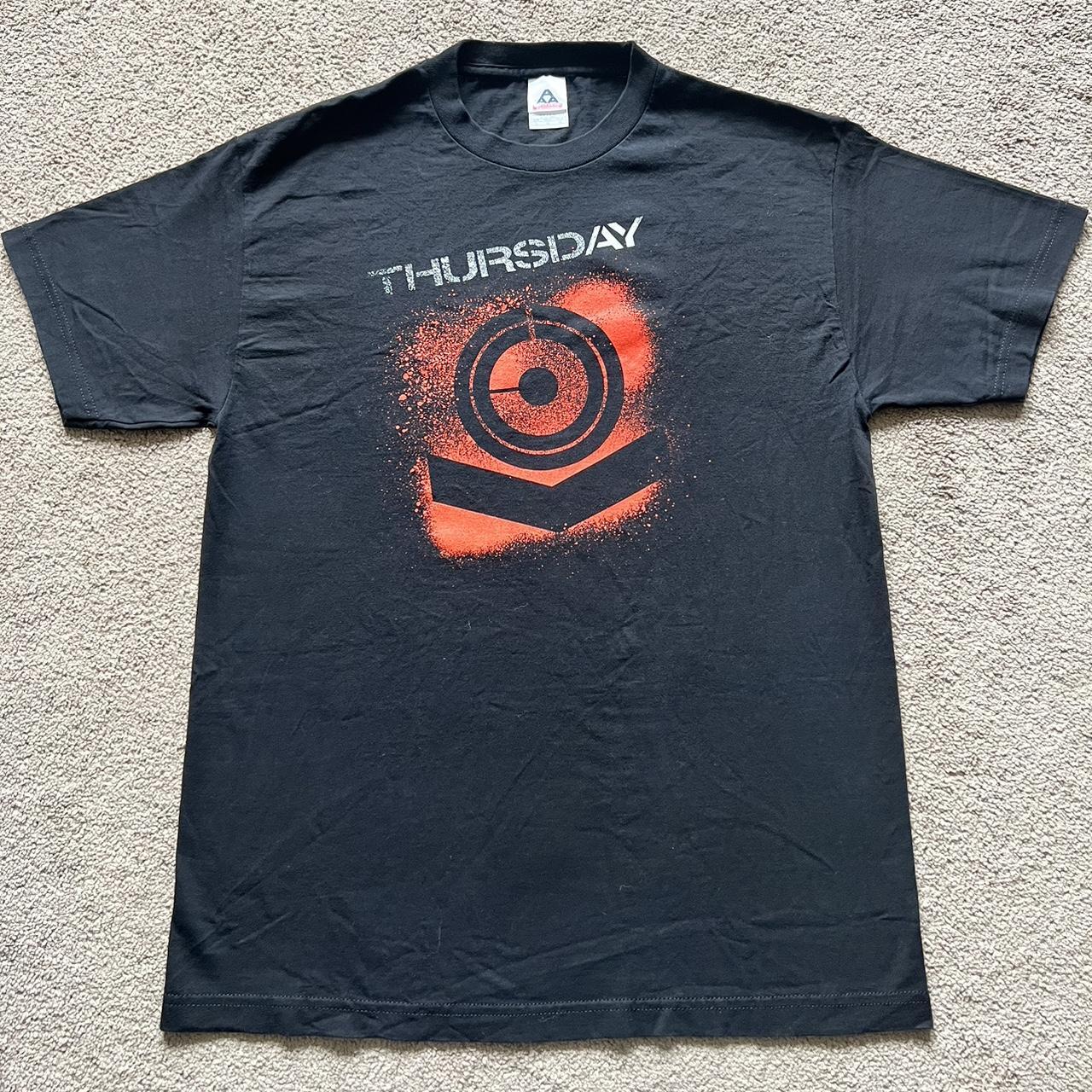 Vintage Thursday Post Hardcore Emo Band Tee Large... - Depop