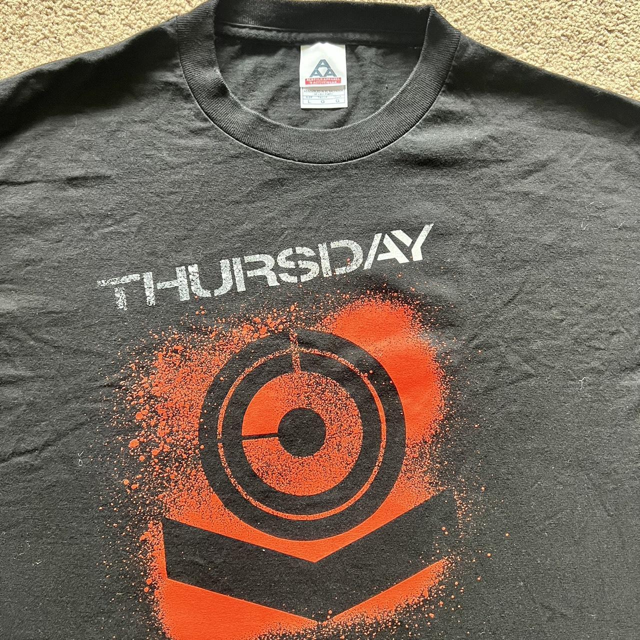 Vintage Thursday Post Hardcore Emo Band Tee Large... - Depop