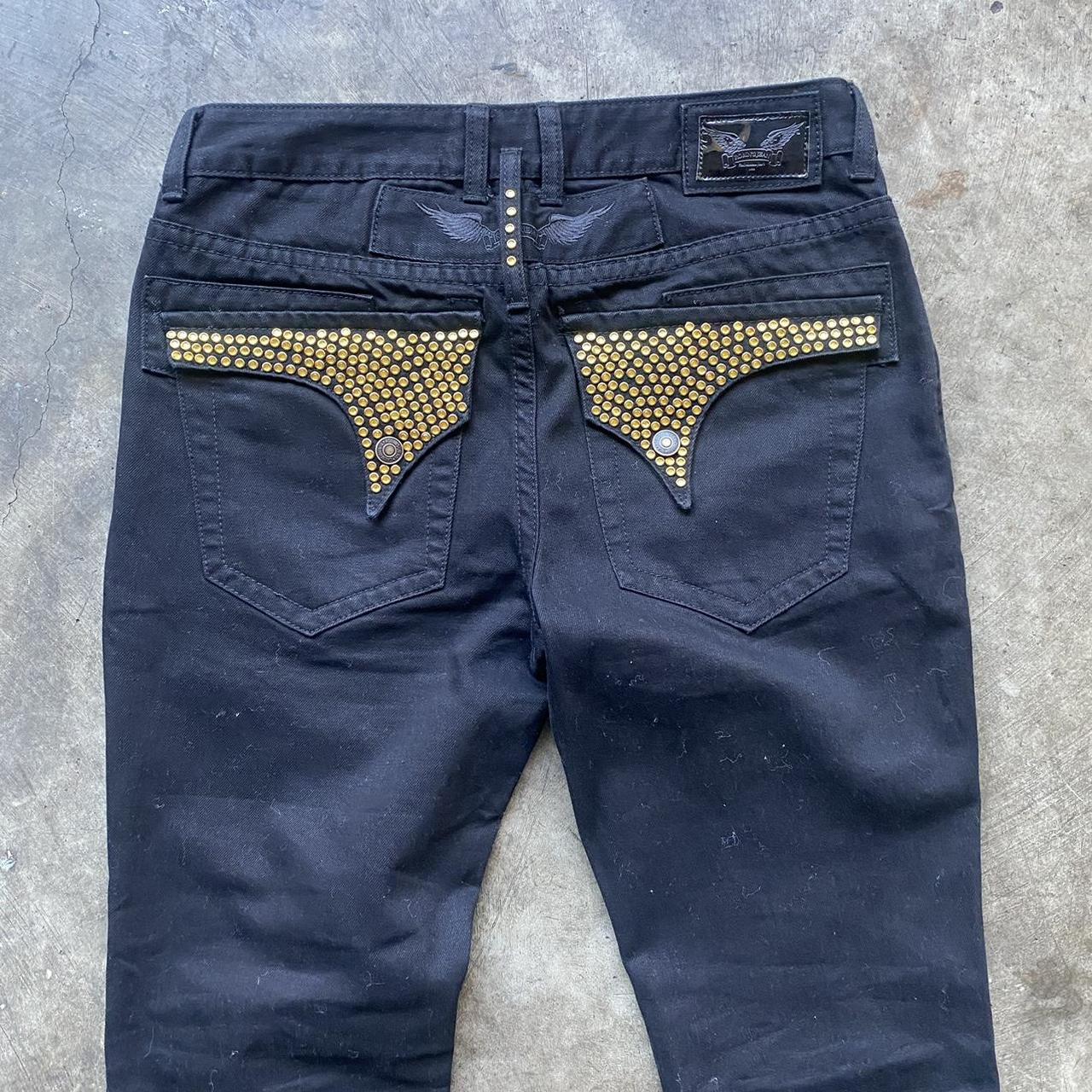 -Y2k Chief Keef Robin Jeans - -Size 32x32 - -OPEN TO... - Depop