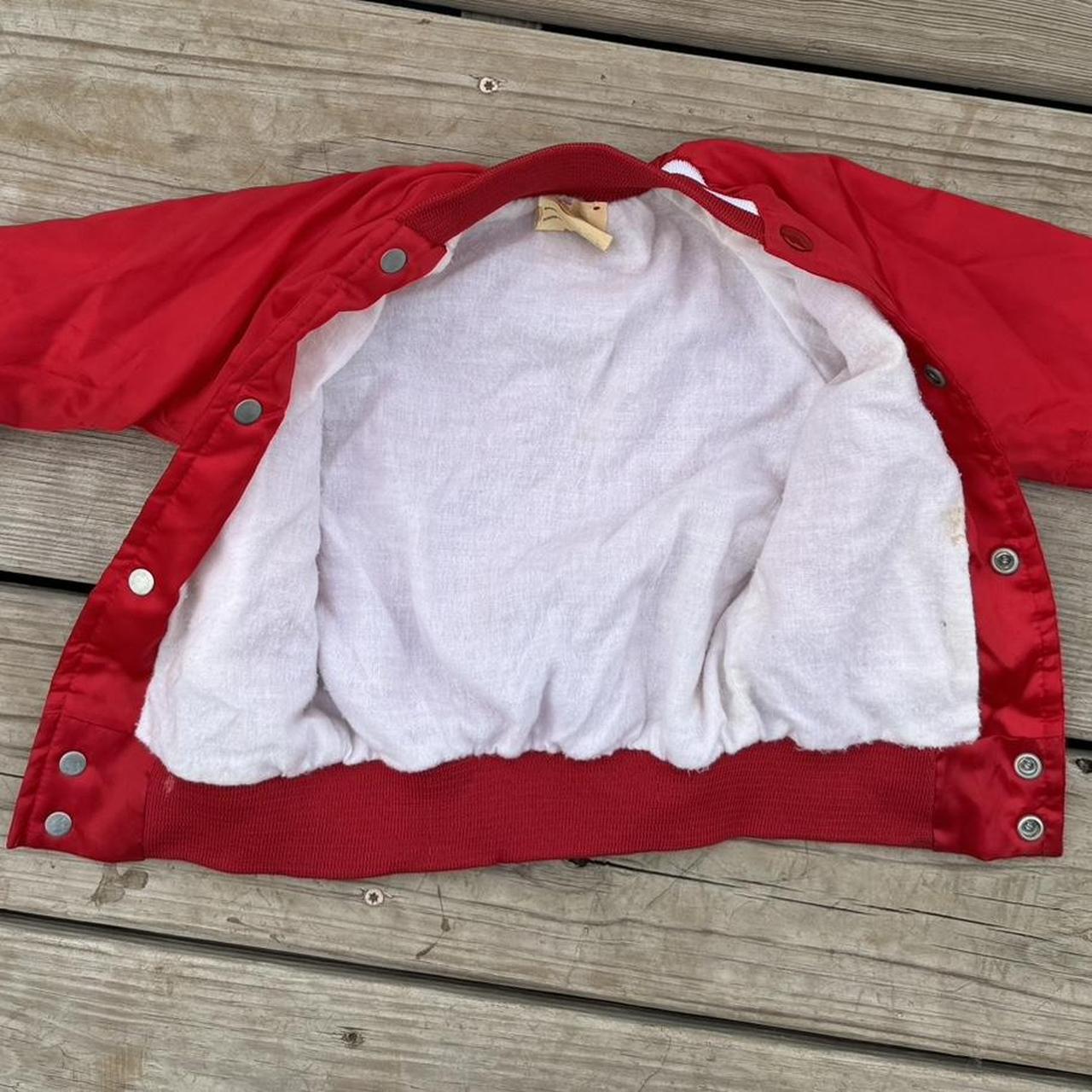 Kids Chalk Line Arkansas Razorbacks Satin Jacket... | Depop