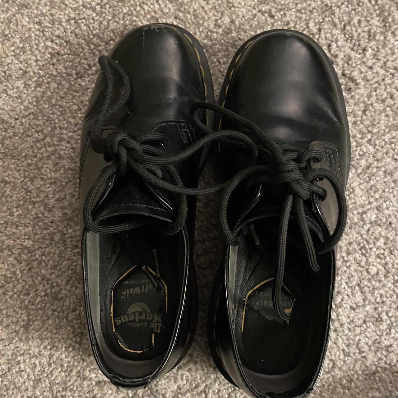 black oxford docs size womans 6 great shoe for... - Depop