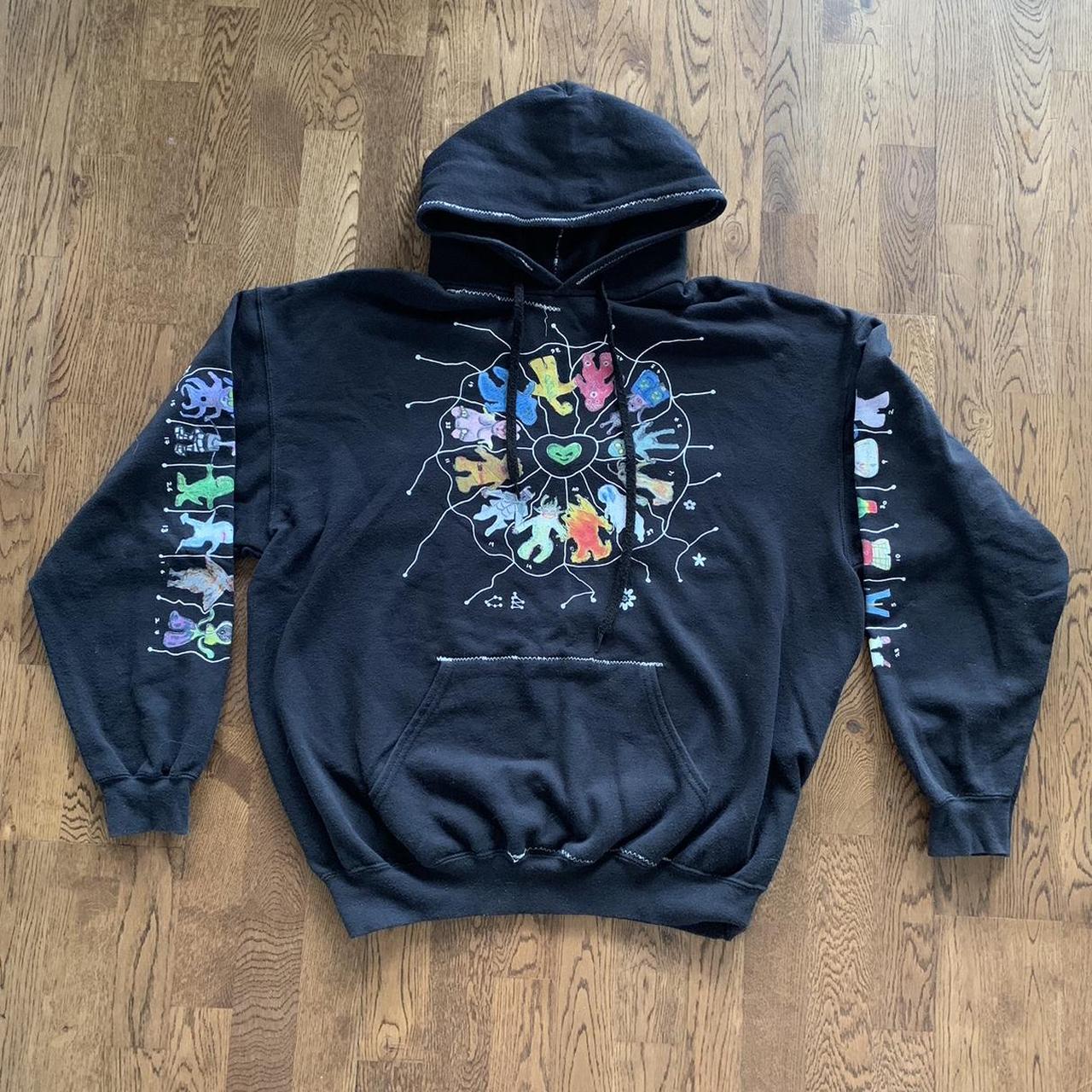 Rare Claire Barrow aliens black graphic print hoodie... | Depop