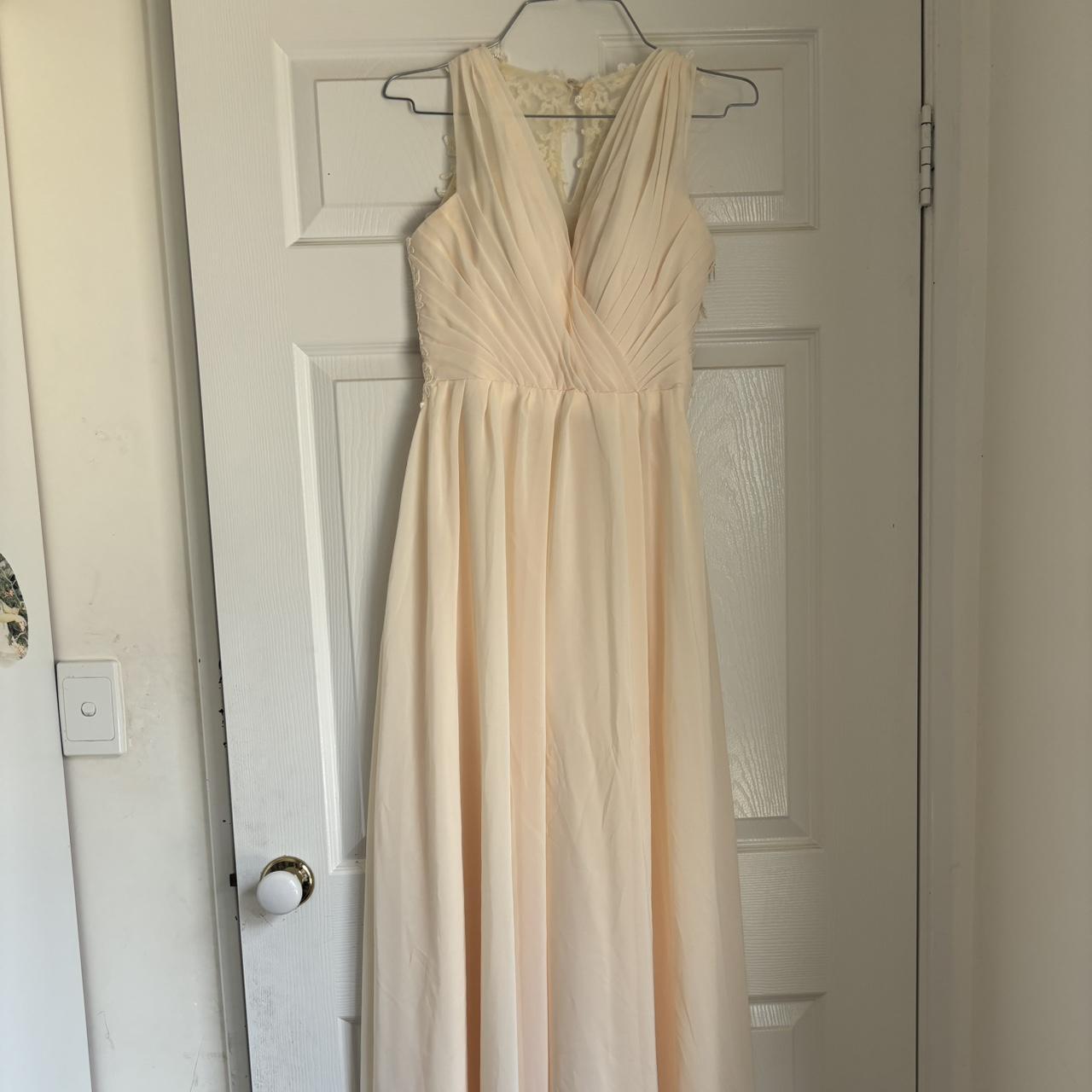 Cream Ball Dress -Hand made custom cream ball... - Depop
