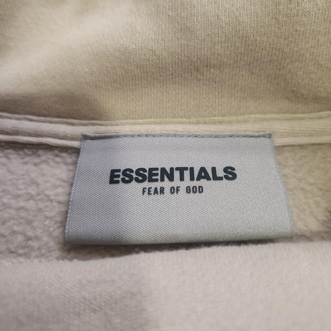 small cream essentials mock neck -supa fire and... - Depop