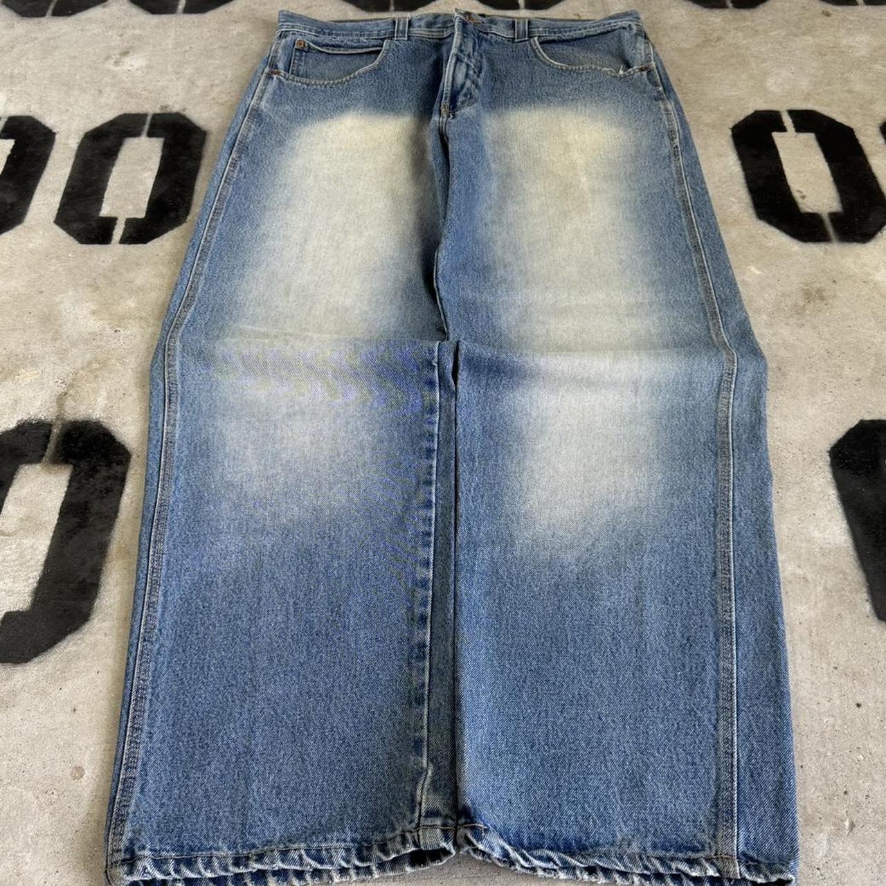 Y2K FADED 2000s BAGGY JEANS 💙💙 Measures 40 waist,... - Depop