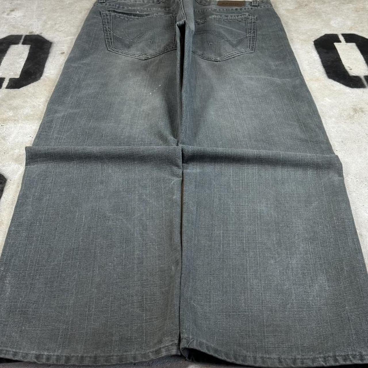 Y2K FADED 2000s BAGGY JEANS 🩶🩶 Measures 44 waist,... - Depop