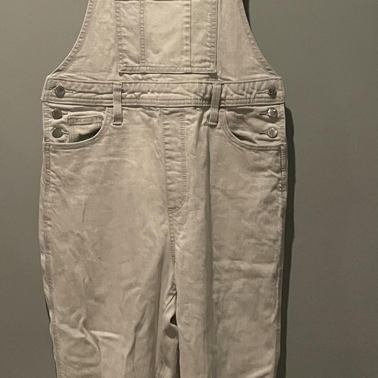Universal Thread Grey Jean Overalls Size 4 - Depop