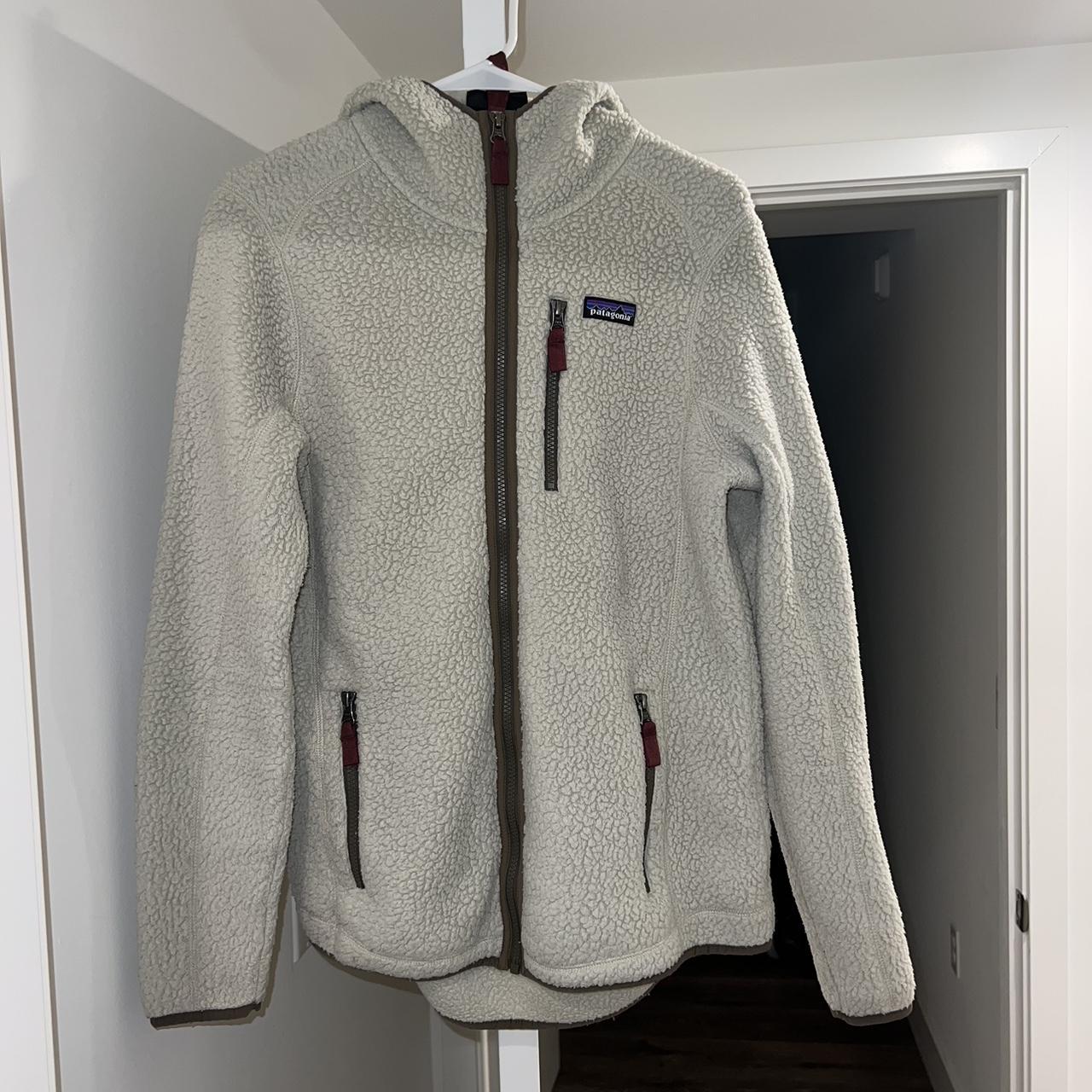 Patagonia Fleece Jacket / Coat - Warm , off white ,... - Depop