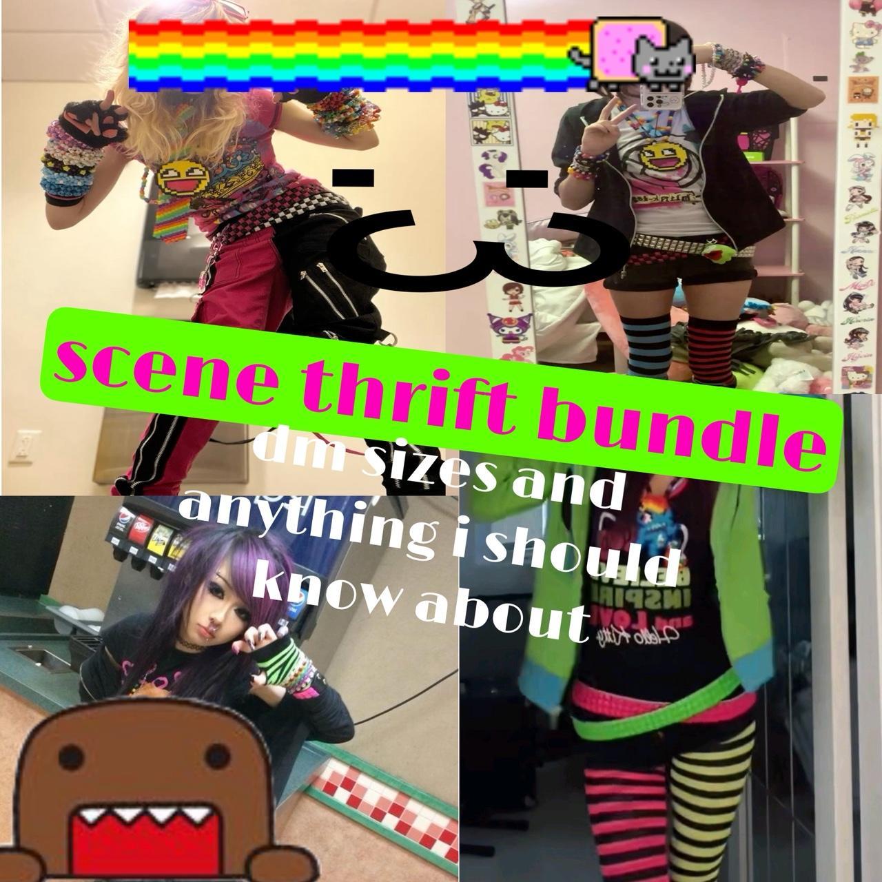 scene thrift bundle dm sizes or anything i should... | Depop