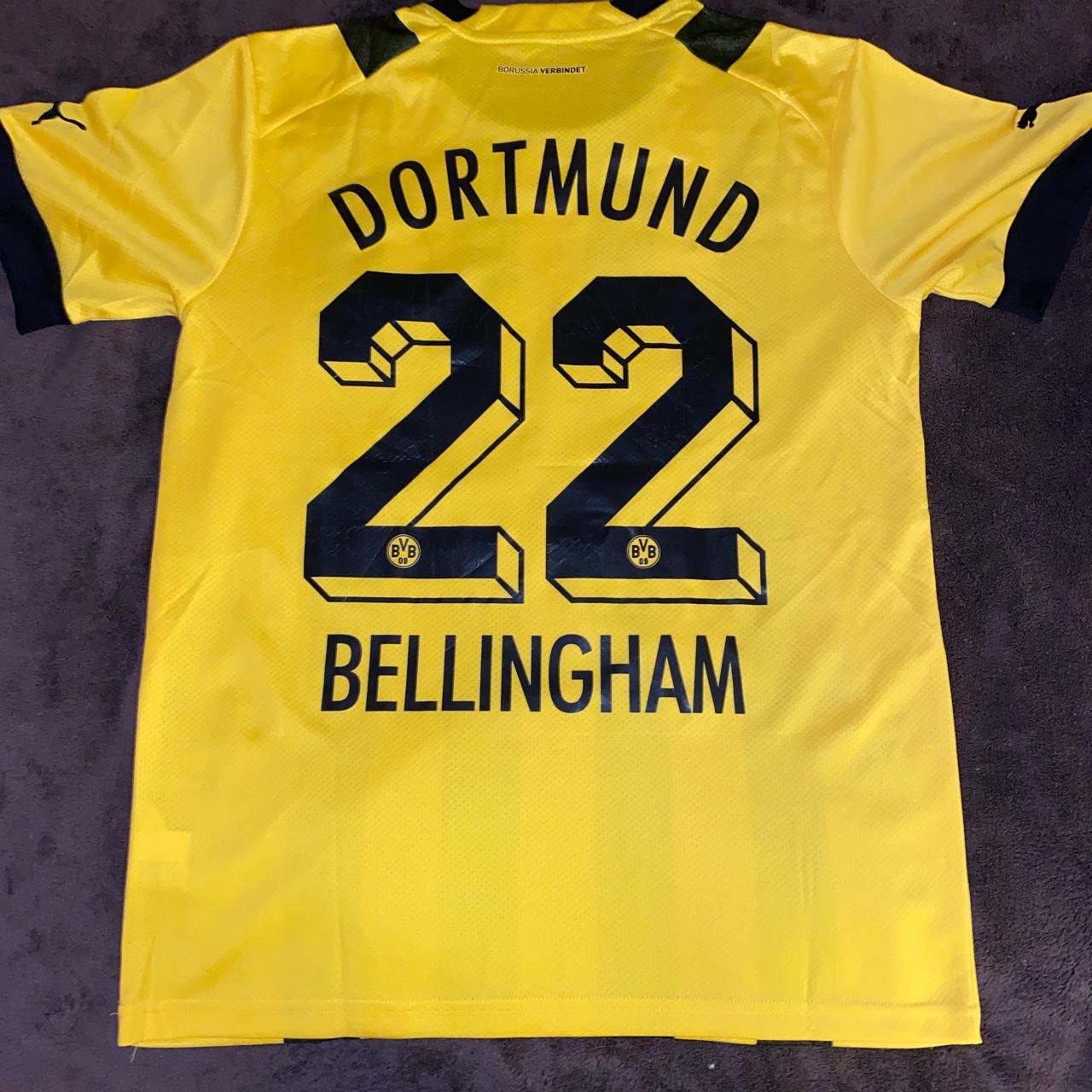 Borussia Dortmund Bellingham Home kit... - Depop