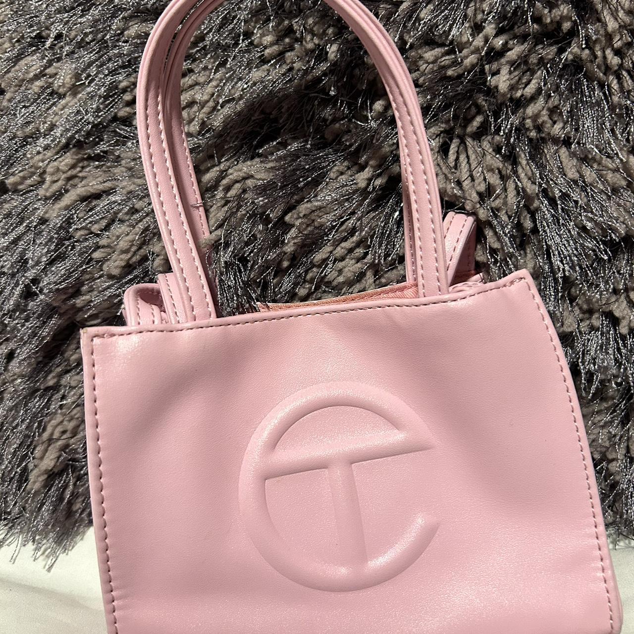 Telfar Women's Pink Bag | Depop