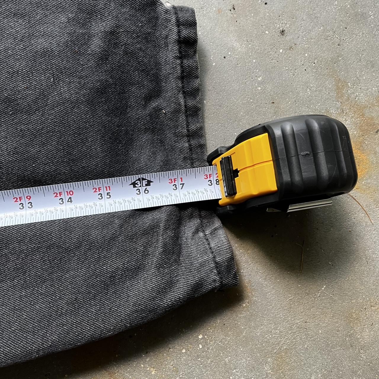 Black baggy carpenter like. Pocketzz 9 inch leg opening - Depop